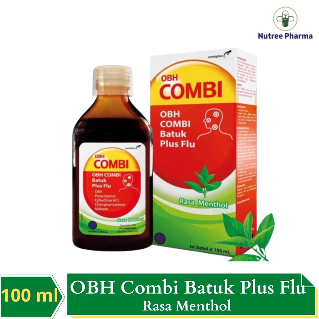 Jual OBH COMBI BATUK PLUS FLU RASA MENTHOL ISI 100 ML | Shopee Indonesia