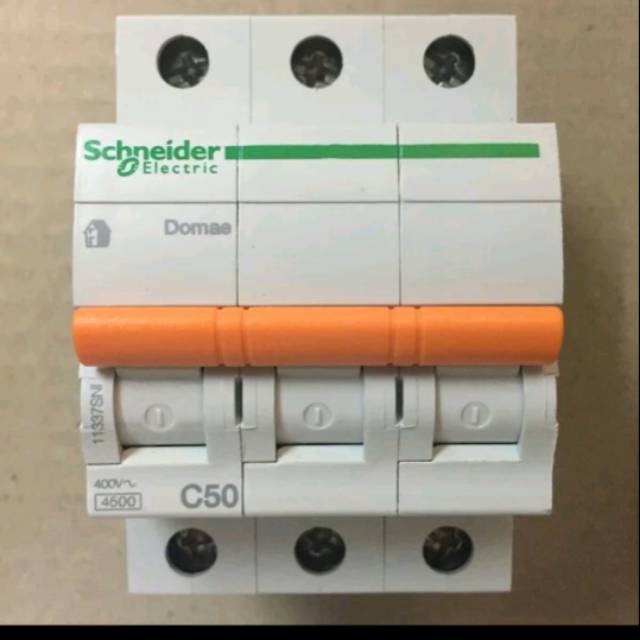 Jual Mcb 3p 3 phase 50a 50 ampere schneider Indonesia|Shopee Indonesia