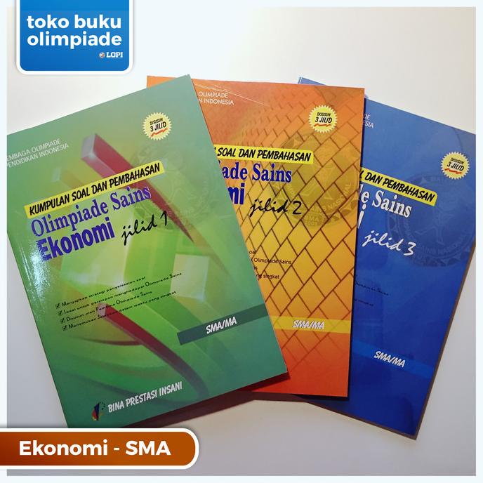 Jual PAKET: Kumpulan Soal & Pembahasan Olimpiade Ekonomi (SMA) Jilid 1,2,3 | Shopee Indonesia