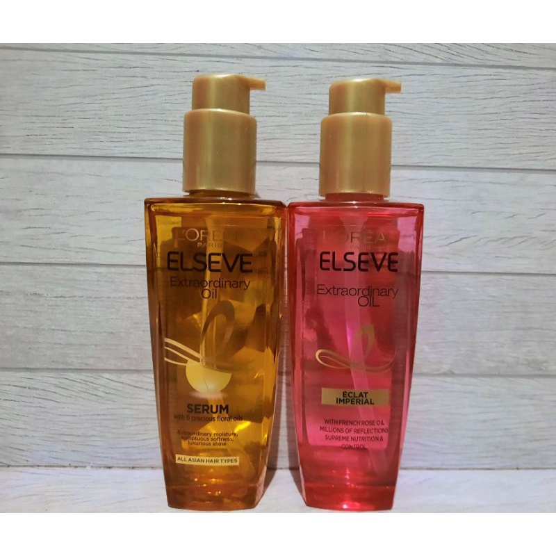 Jual LOREAL PARIS ELSEVE EXTRAORDINARY OIL GOLD & PINK HAIR TREATMENT ...