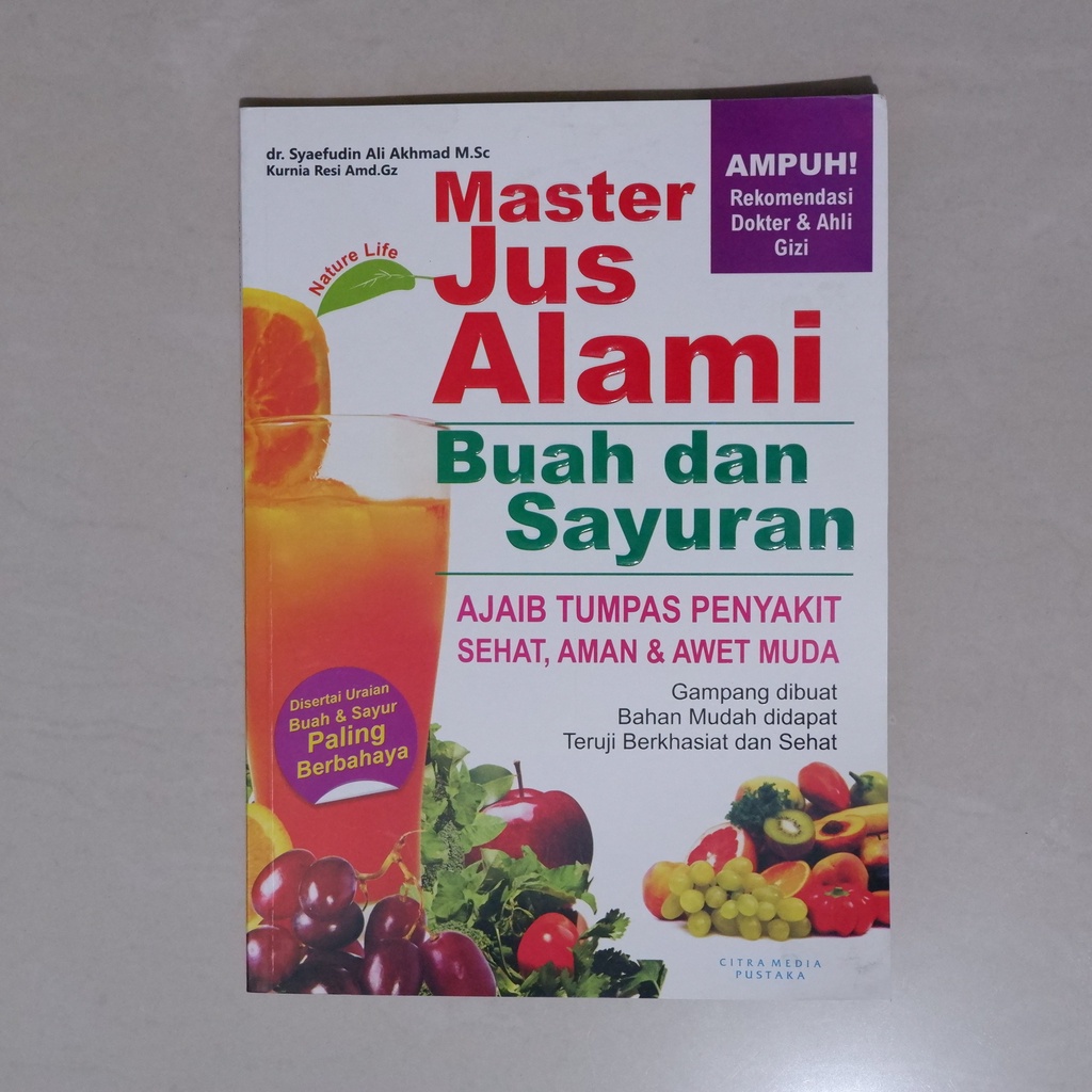 Jual Master Jus Alami Buah dan Sayuran - Ajaib tumpas penyakit sehat ...