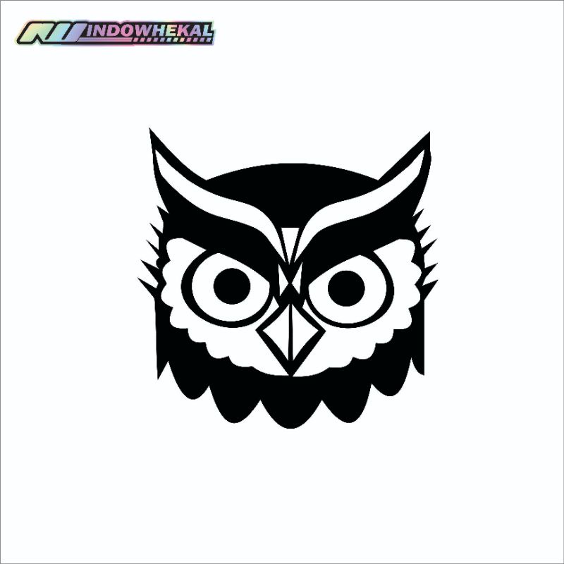 Jual STIKER CUTTING STICKER KEPALA BURUNG HANTU | Shopee Indonesia