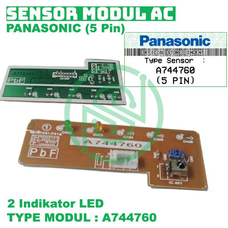 Jual Modul Sensor AC Tipe A744760 (5 Pin) - Merk Panasonic [NEW ...
