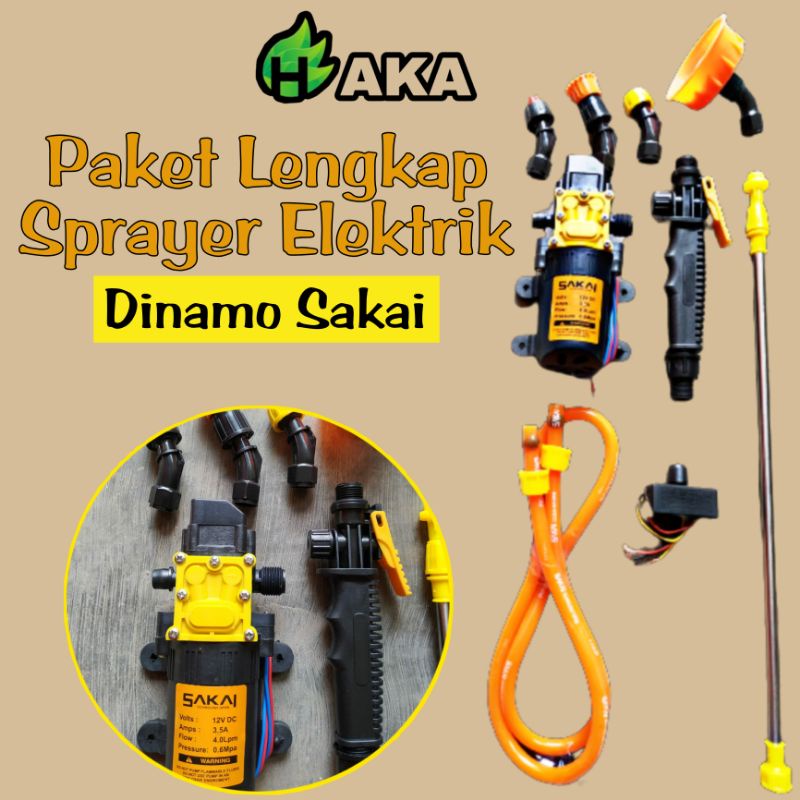Jual PAKET SPRAYER ELEKTRIK LENGKAP SAKAI FREE 4 NOZZLE/ PAKET SPRAYER ...