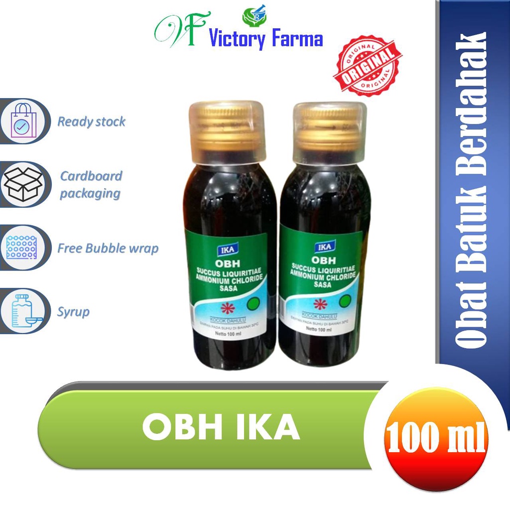 Jual OBH IKA Sirup 100 ml/ obat batuk berdahak | Shopee Indonesia