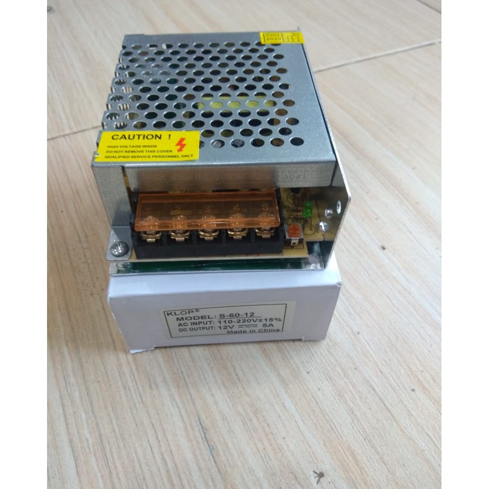 Jual Power Supply Adaptor Switching 12V 5A 12 Volt 5 Ampere 12volt 5A | Shopee Indonesia