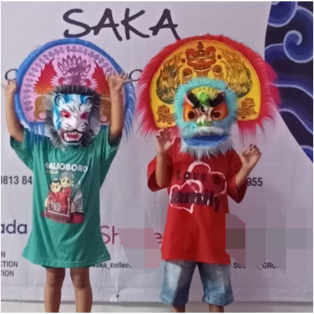Jual topeng anak | topeng jaranan | topeng reog | ganongan kuda lumping ...