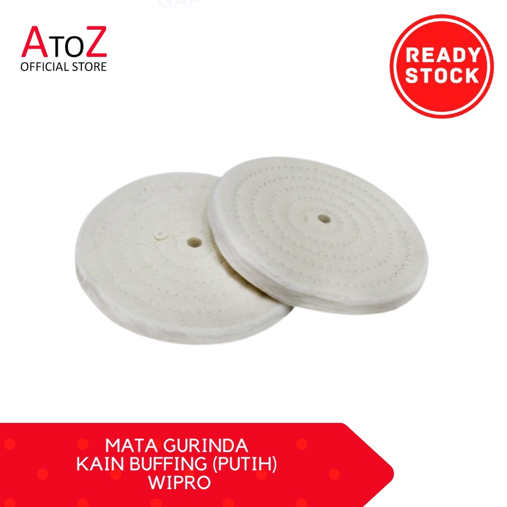 Jual MATA GURINDA KAIN BUFFING (PUTIH) WIPRO - GERINDA KAIN BUFFING ...