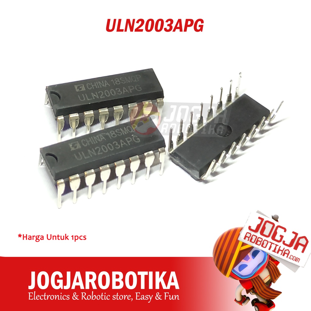 Jual ULN2003APG ULN2003A ULN2003 ULN 2003 DIP-16 7 Ch Darlington Transistor | Shopee Indonesia