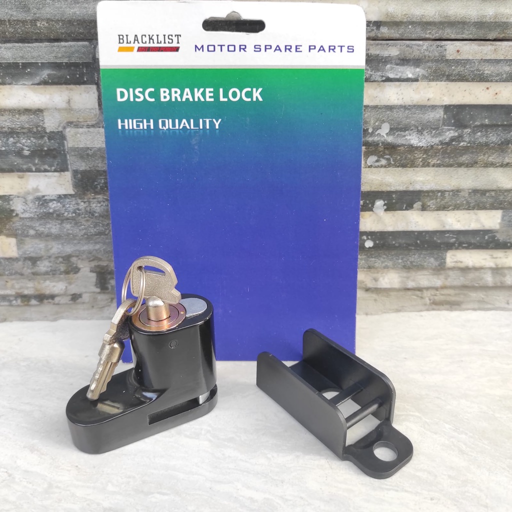 Jual Gembok Cakram Depan Motor WO Watch Out Kunci Gembok Motor Anti ...