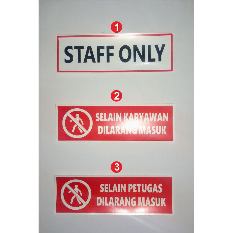 Jual stiker kantor office sticker vinyl | Shopee Indonesia