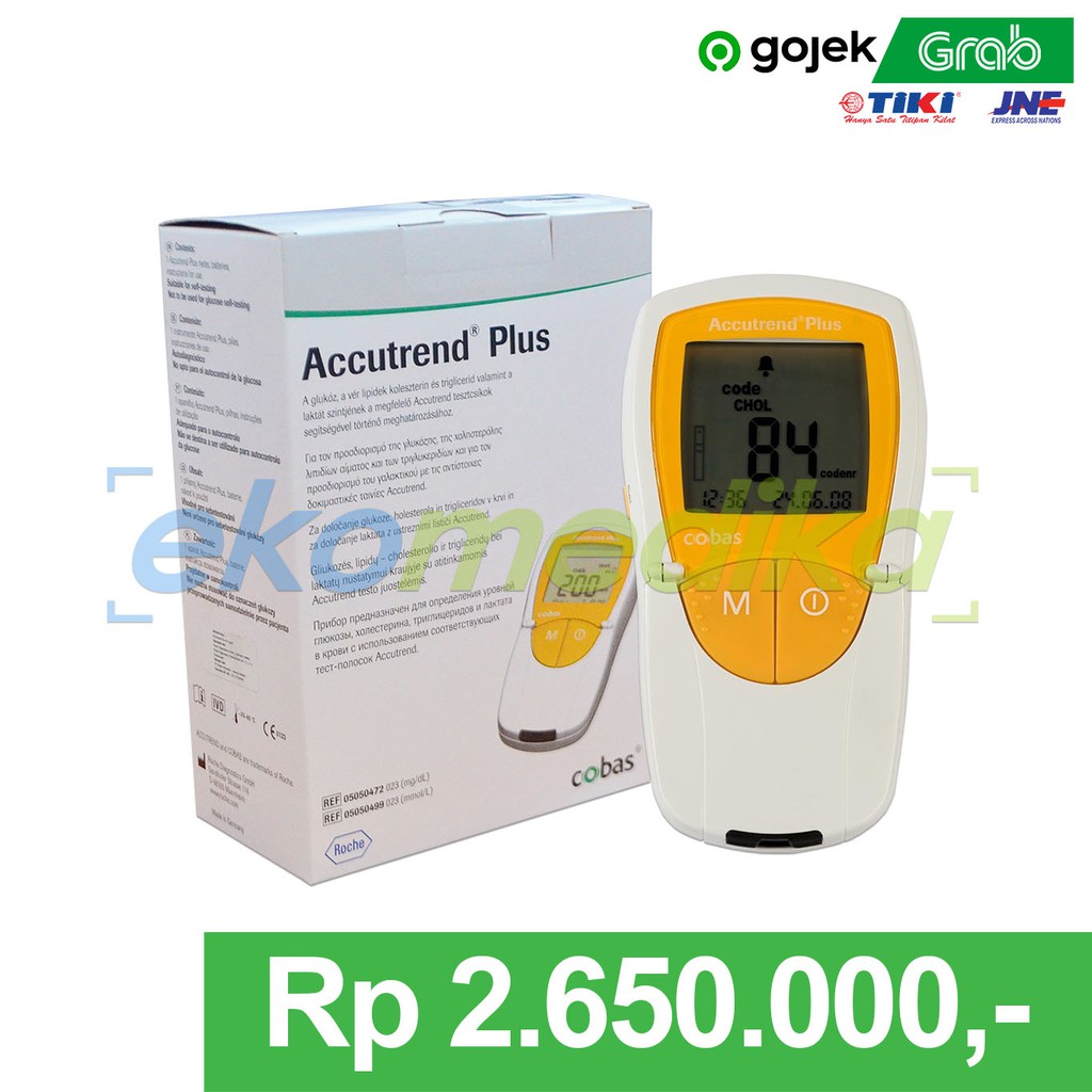 Accutrend Plus GCTL Alat Meter ROCHE | Alat Cek Trigliserid, Kolesterol ...