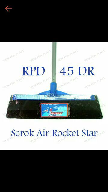 1 set Serokan air / Sapu Air / Serok Lantai / Floor Wiper Rocket Star ...