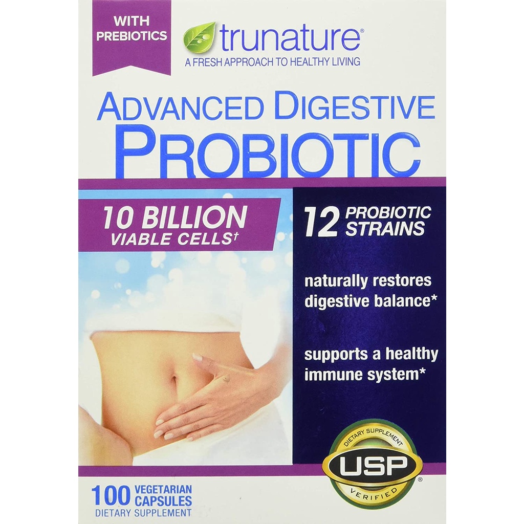 Jual Trunature Advanced Digestive Probiotic 100 Capsules | Shopee Indonesia