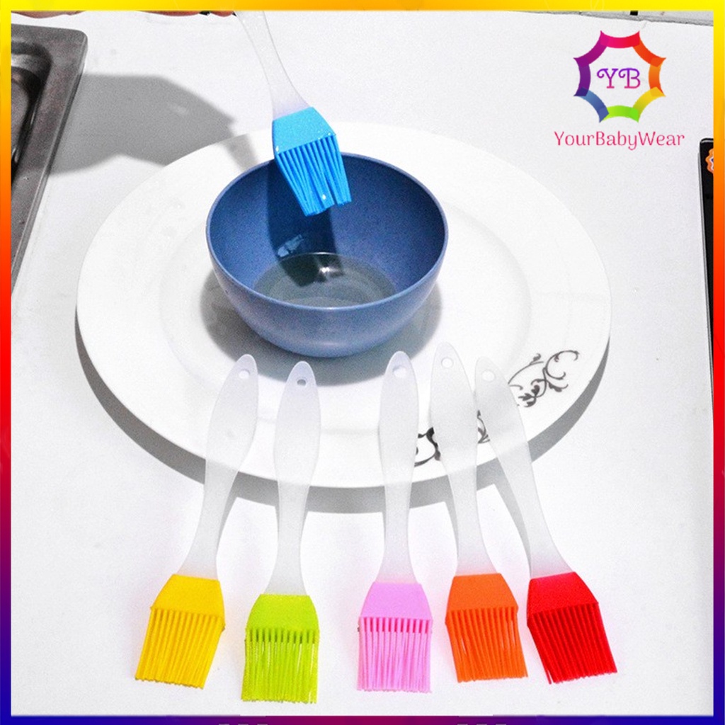 Jual KUAS SILICONE ROTI BRUSH KUAS OLES BUMBU BBQ CAKE SELAI MENTEGA ...