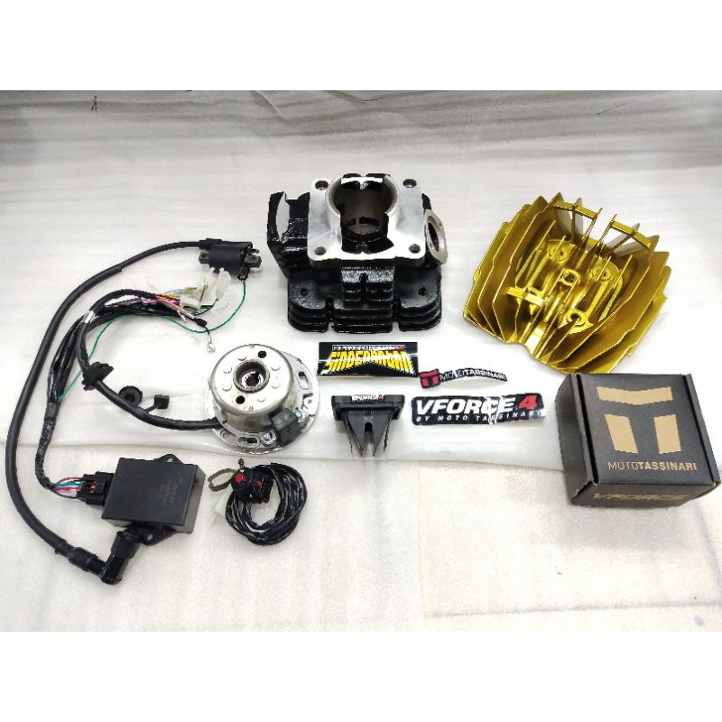 Jual paket blok porting rx king lengkap kop yz membran vforce pengapian yz pnp rx king | Shopee ...