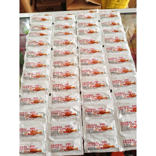 Jual Saus Saos Sambal Fried Chicken Indofood Sachet / Harga untuk per ...