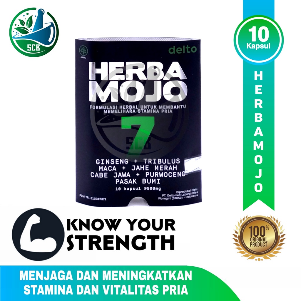 Jual Herbamojo Strip Isi 10 Kapsul - Herba Mojo Memelihara Stamina Pria ...