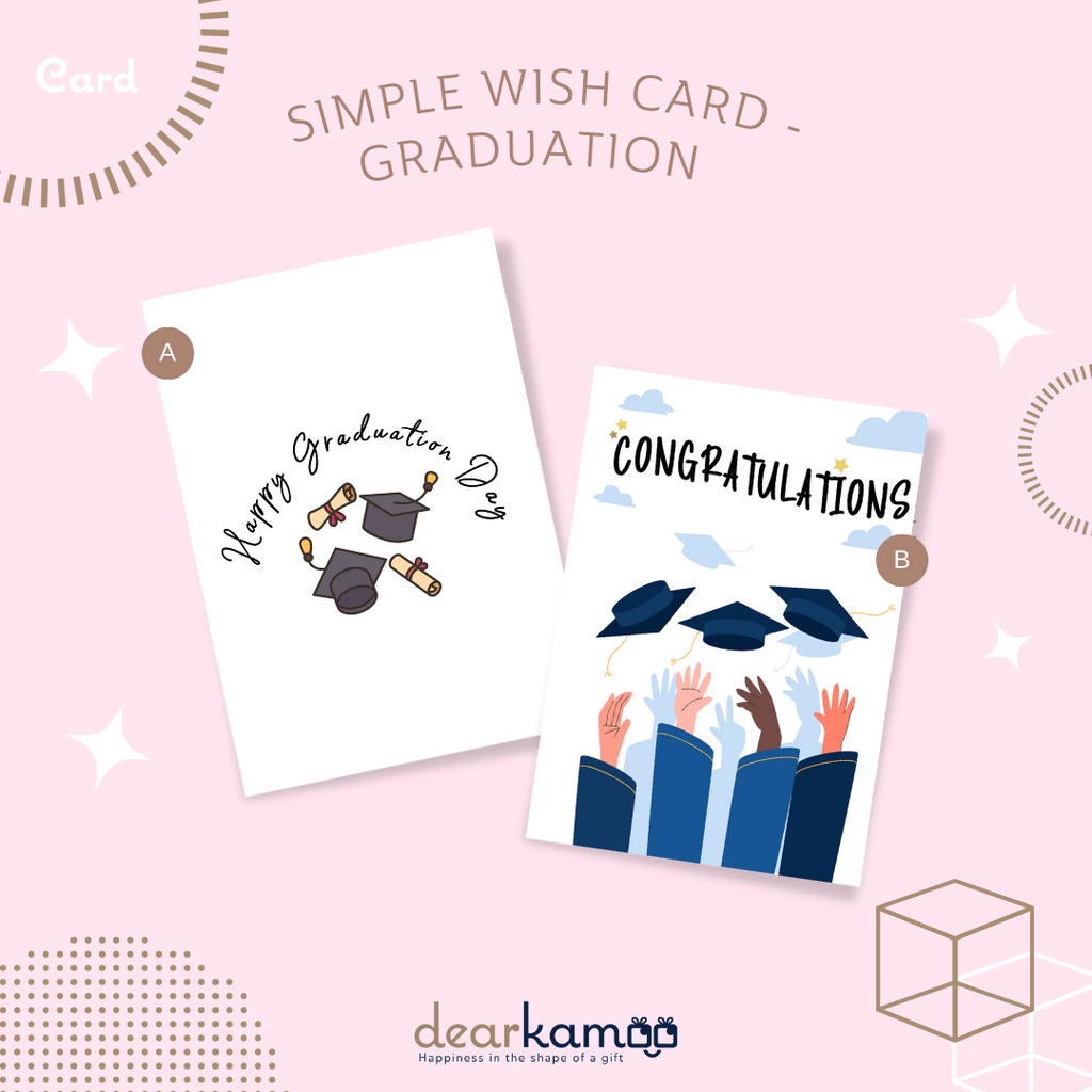 Jual Wish Card Graduation / Kelulusan / Lulus / Ucapan / Kartu Ucapan ...