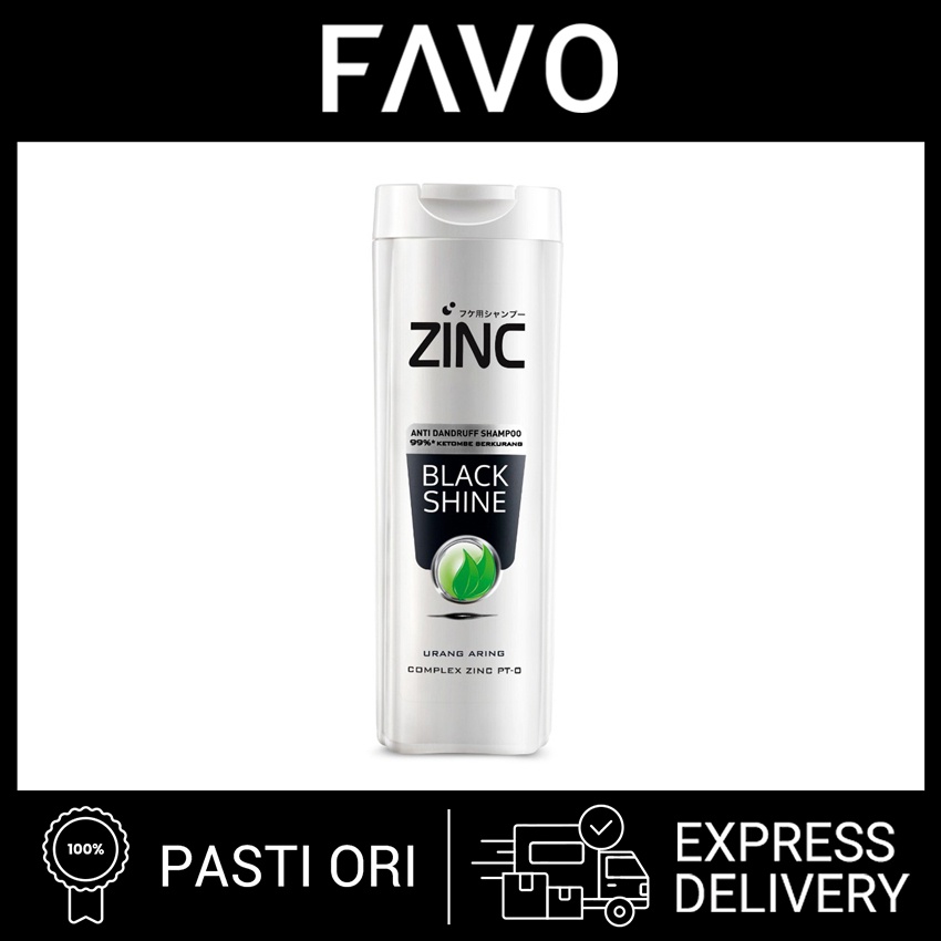 Sampo Zinc Black Shine Shampoo - 340 mL | Shopee Indonesia