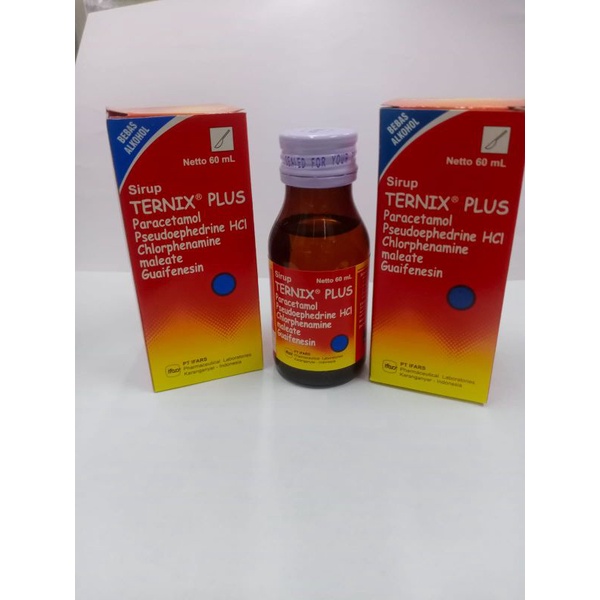 Jual Ternix Plus 60ml Syrup(Merah) | Shopee Indonesia