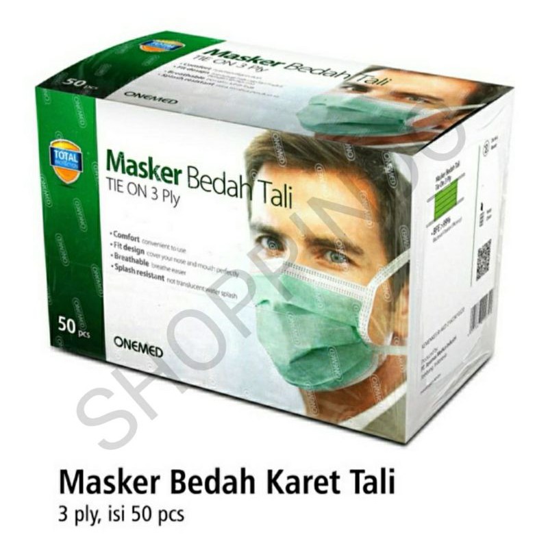 Jual Masker ONEMED Bedah Tali - SEGEL LOGO ONEMED | Shopee Indonesia