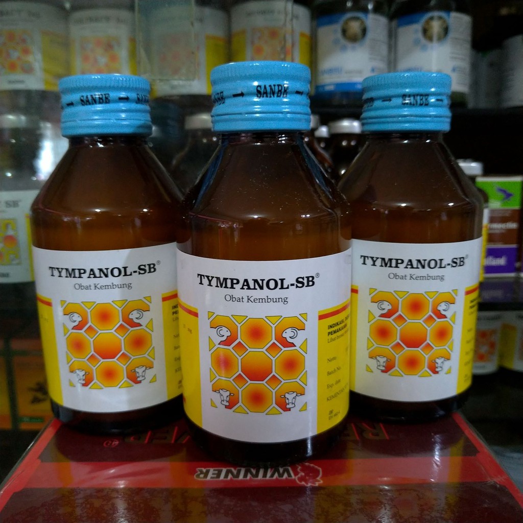 Jual TYMPANOL SB 100ml obat kembung sapi, kerbau, kambing, domba ...