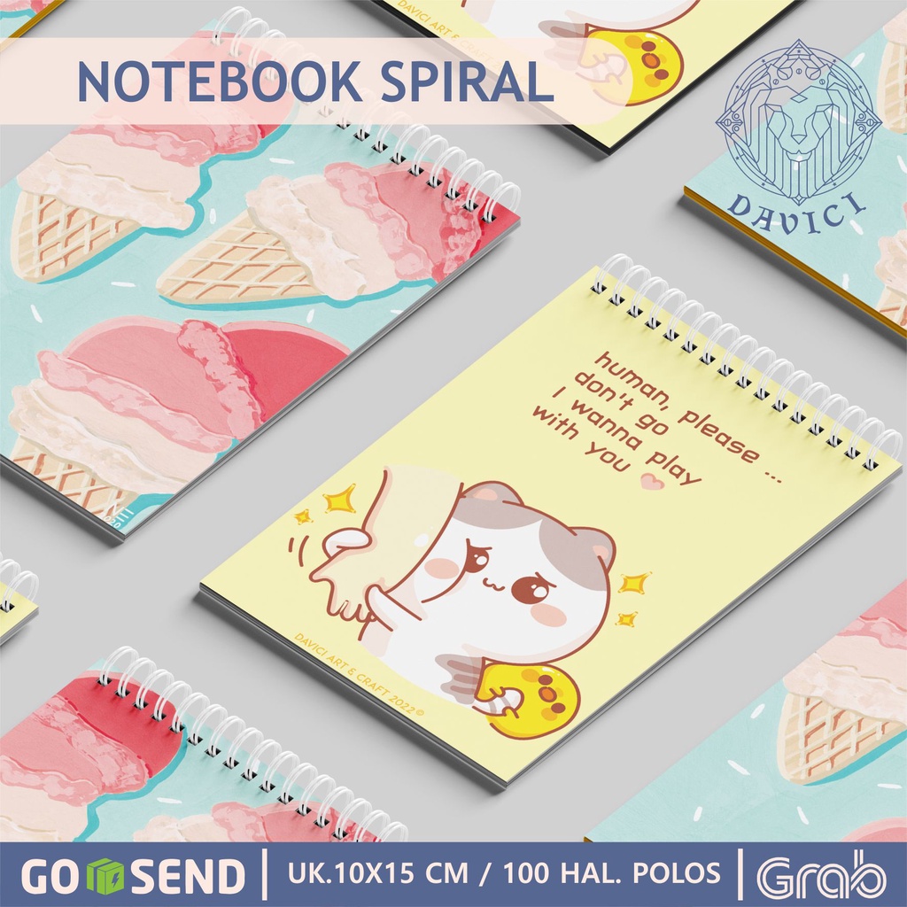 Jual Notebook A6 Spiral | Buku Jurnal Murah | Pocket Note book | Buku ...