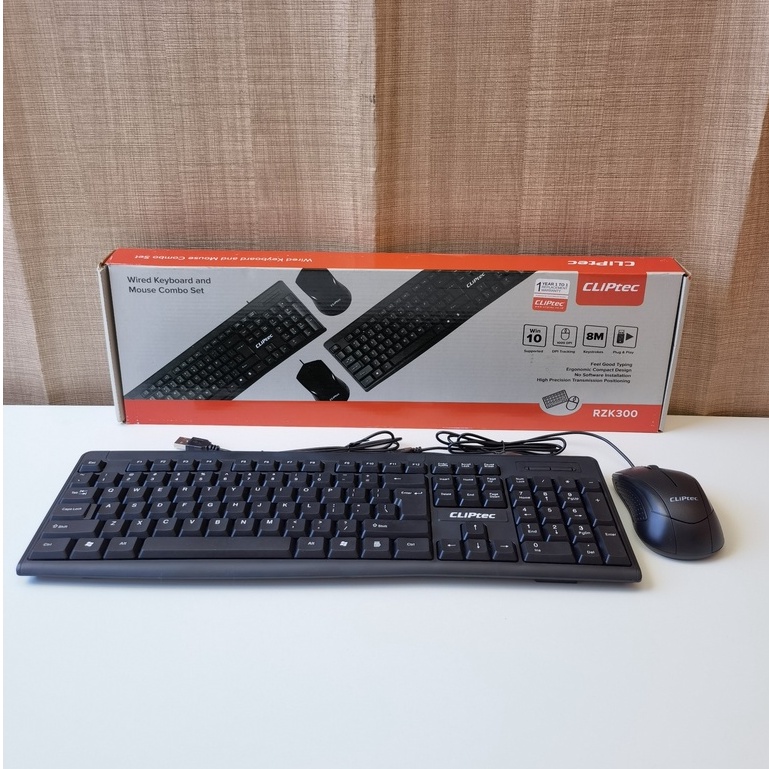 Jual Cliptec Wired Keyboard and Mouse Combo Set (RZK-300) | Shopee ...
