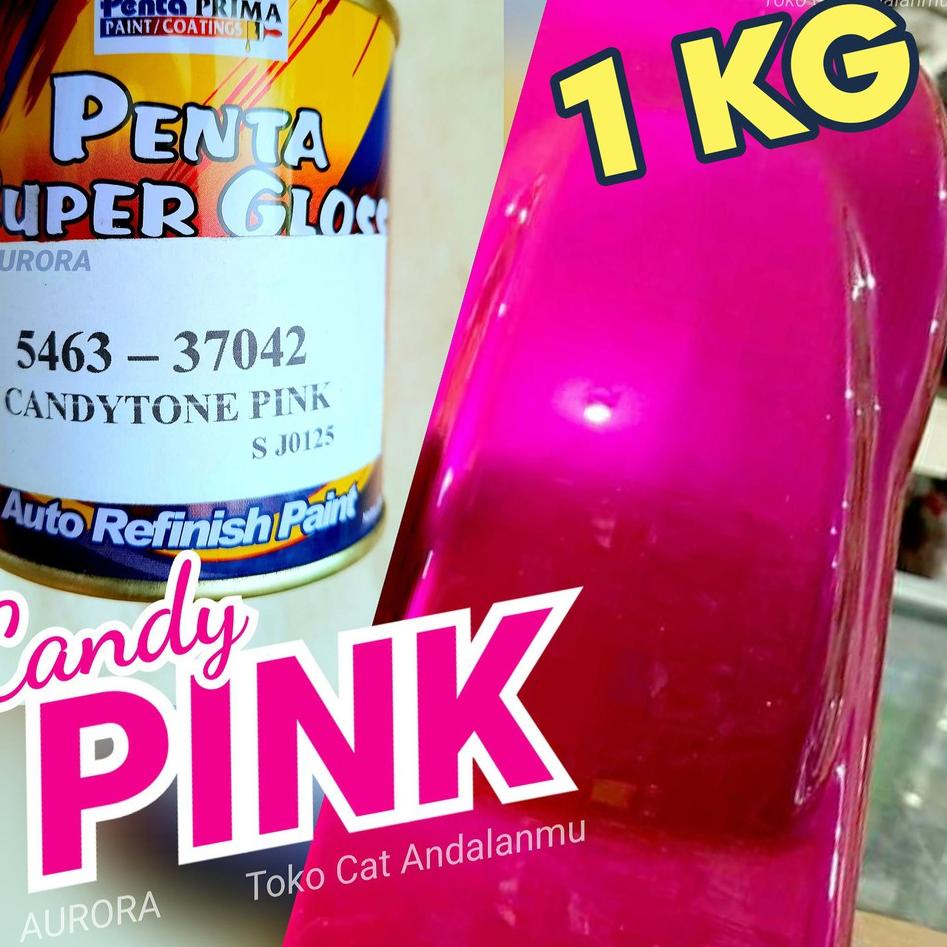 Jual [PRODUK IY0QK] Cat PINK Candy Tone Merah Muda 1kg Penta Super ...