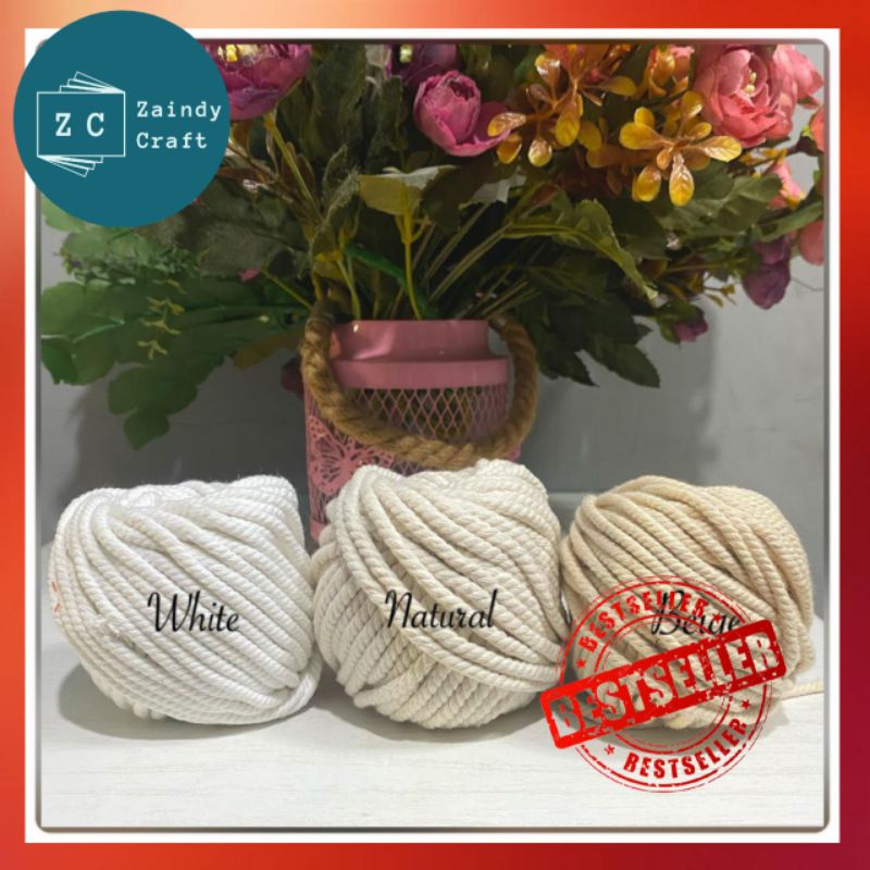 Jual Benang Macrame per Meter (100cm) Indonesia|Shopee Indonesia