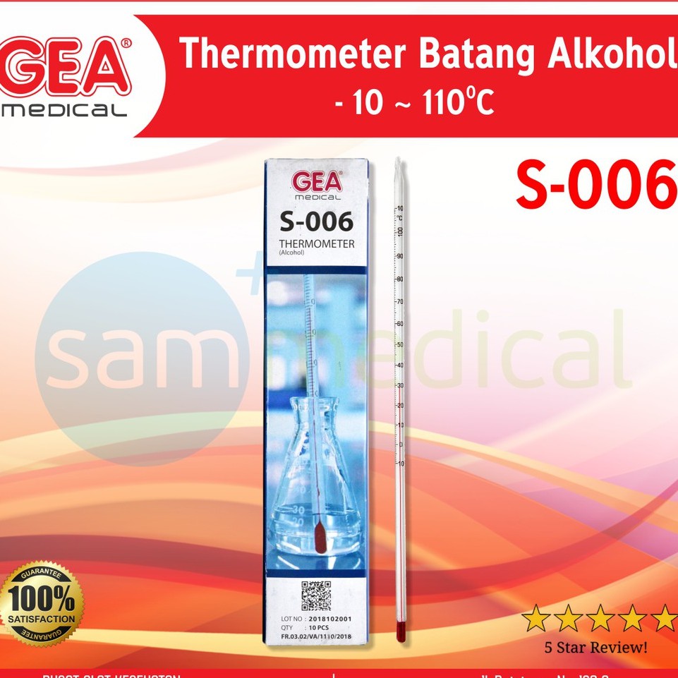 Jual TERMOMETER Batang Alkohol Per 3 pcs | Shopee Indonesia