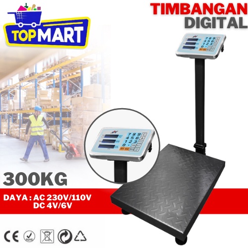 Jual Timbangan duduk digital kapasitas 300KG/ elektrik platform scale ...