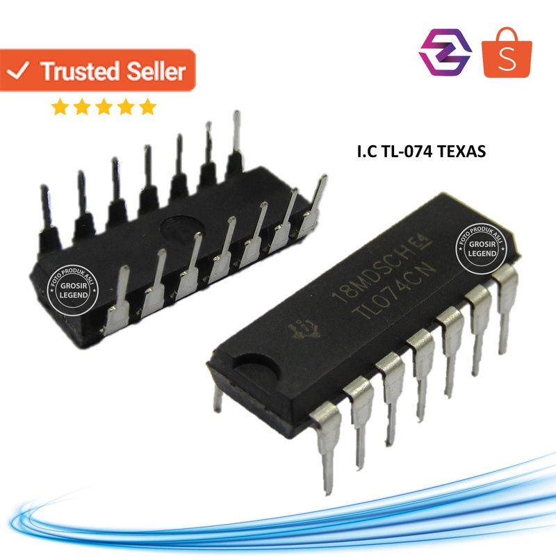 Jual IC Ic ic TL074 TL 074 tl 074 TX Texas | Shopee Indonesia