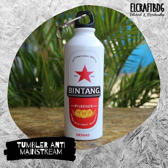 Jual BOTOL MINUM CUSTOM GAMBAR UNIK BEAR BINTANG - BOTOL MINUM 500 ML ...