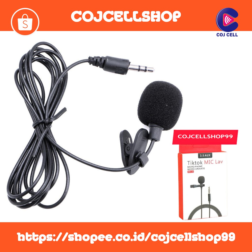 Jual Micro Phone Tik-tok Mic Lav MIC-01 | Shopee Indonesia