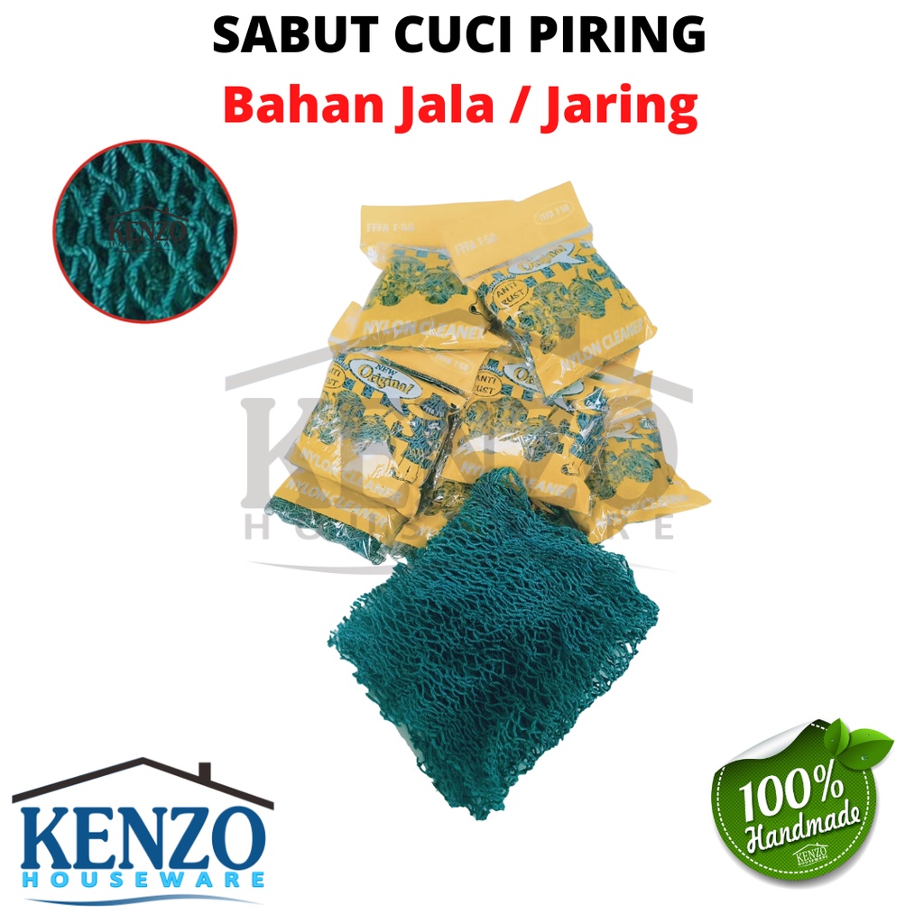 Jual Sabut Serabut Jala Cuci Piring Super Nylon Sabut Spons Sponge ...