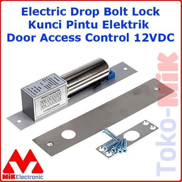 Jual 2.2 Electric Drop Bolt Lock Kunci Pintu Elektrik Rfid Door Access ...
