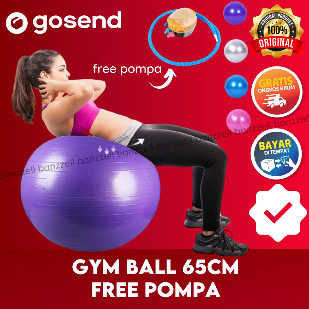 Jual BISA COD - Bola Senam Yoga / Gym Ball / Bola Pelancar Melahirkan ...