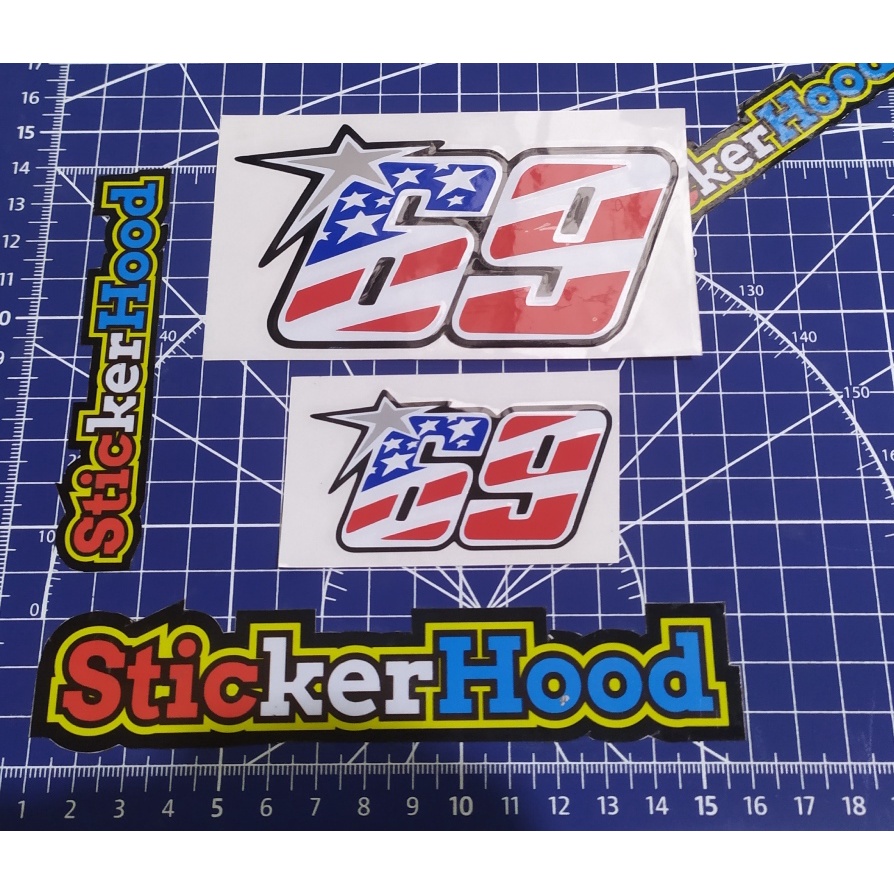Jual STICKER STICKER 69 NICKY HAYDEN | Shopee Indonesia