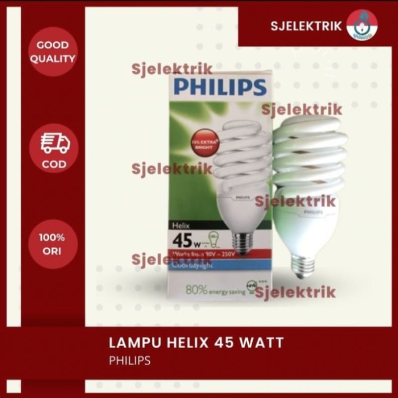 Jual Lampu Philips Tornado Helix 45 Watt Philips Tornado 45 Watt Lampu Philip Helix Tornado 45 ...