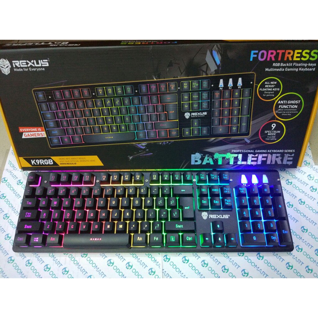 Jual Keyboard Gaming Rexus K9RGB / Rexus Gaming Keyboard K9 RGB / K9 ...