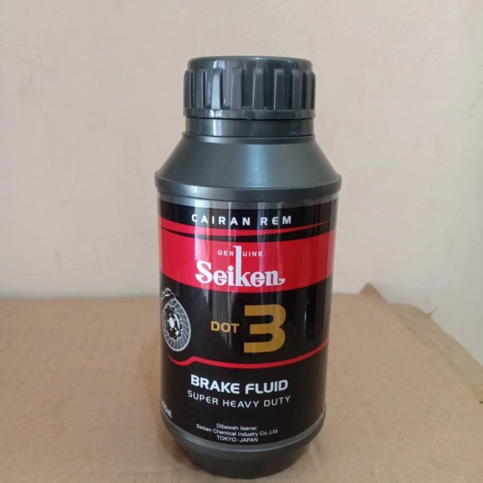 Jual Minyak Rem / Brake Fluid Dot3 300Ml Putih Merk Seiken | Shopee ...