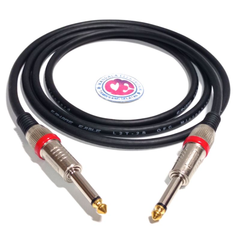 Jual kabel jack gitar 1 mtr - kabel jumper effek gitar dan bass jack ...