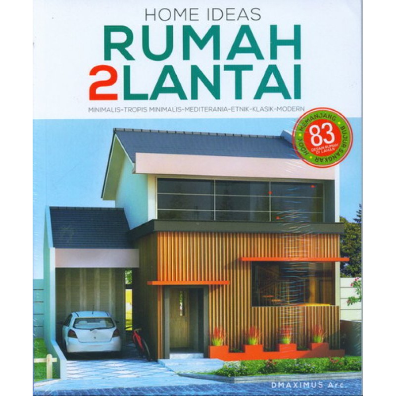 Jual [CoverDepan Surabaya] Arsitektur Desain Rumah 2 Lantai 83 Desain ...