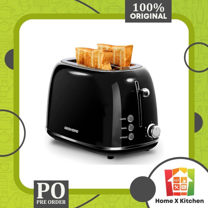 Jual REDMOND ST028 2 Slice Toaster Retro Stainless Steel Toaster - Ori ...