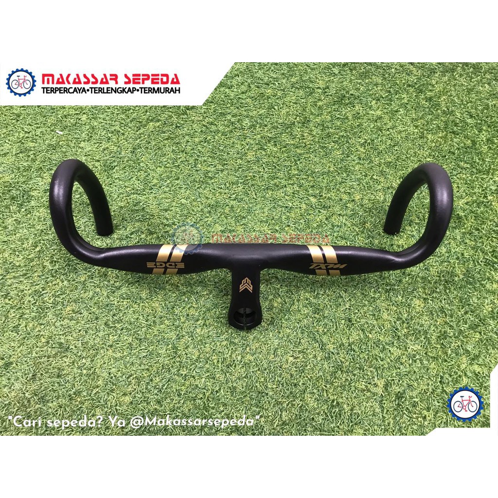 Jual HANDLEBAR DROPBAR SEPEDA BALAP MXL SEMI INTEGRATED EDGE ALLOY | Shopee Indonesia