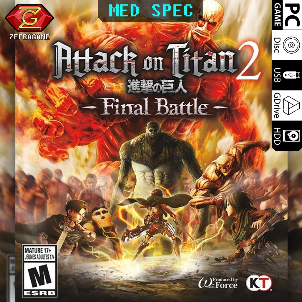 Jual ATTACK ON TITAN 2 Final Battle Edition/AOT2/AOT 2 PC Full Version ...