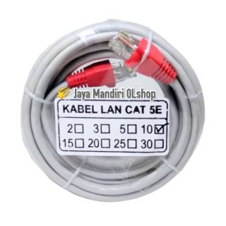 Kabel LAN 10M/ kabel UTP 10 Meter CAT 5E ( Vascolink ) | Shopee Indonesia