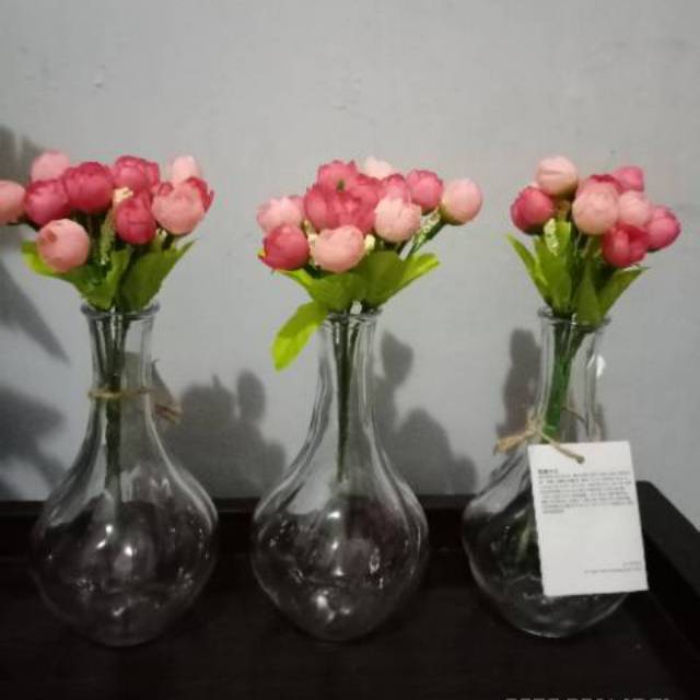 Jual Vas bunga kaca ikea | Shopee Indonesia